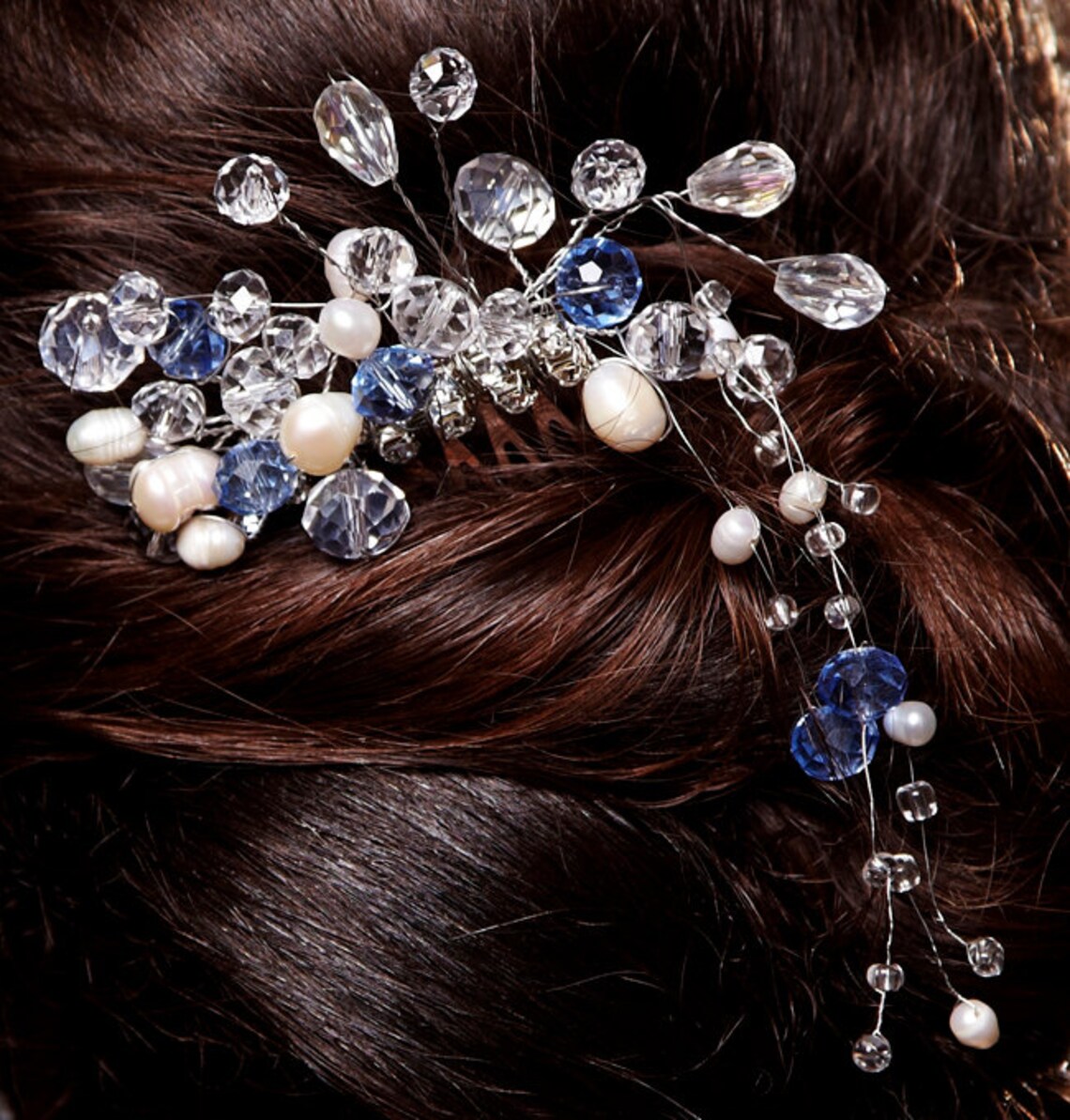 Bridal Hair Headband .comb for Brides. Bridesmaids Accessory. - Etsy