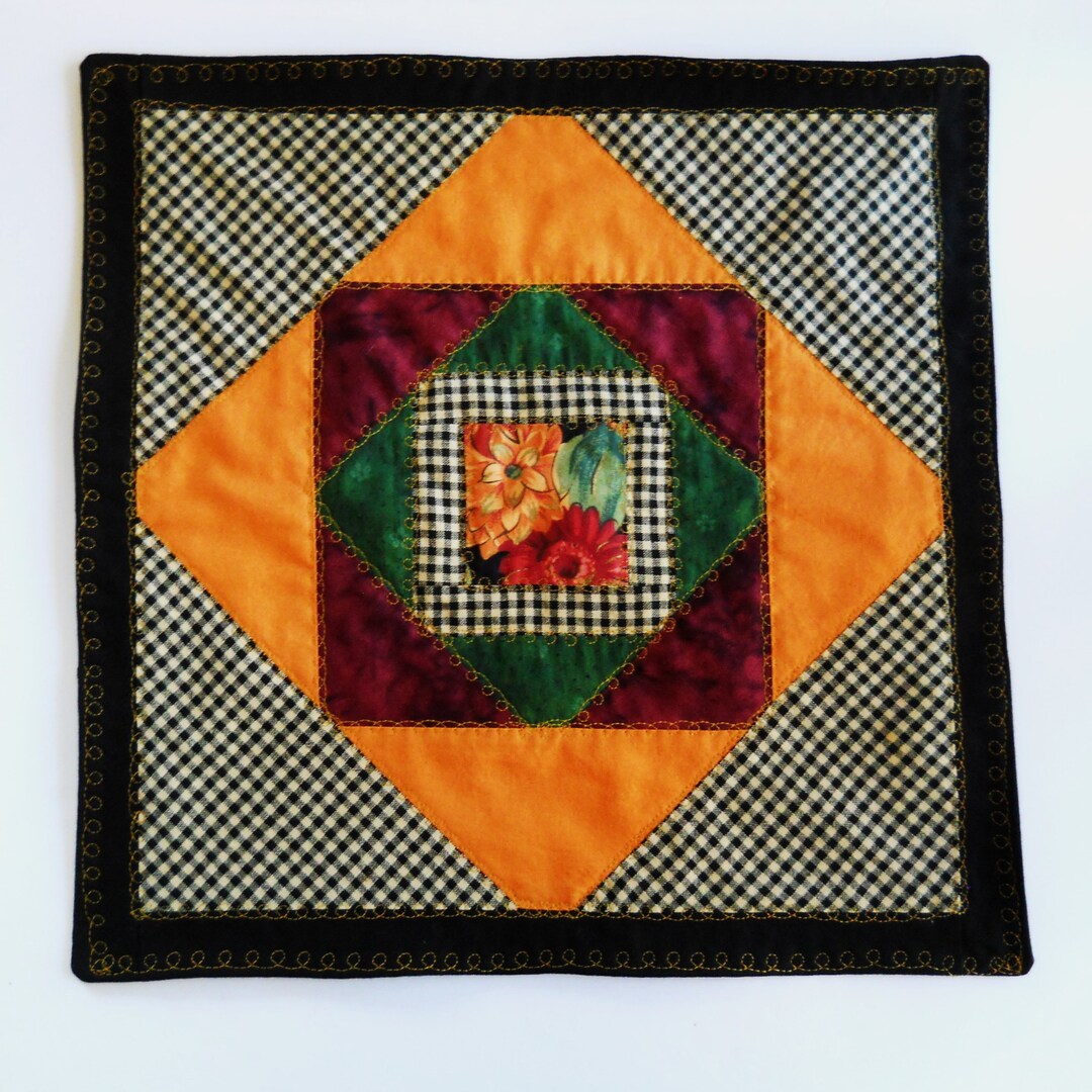 Pillow Cover Sham 14x14 Fall Colors Black Back Envelope Closure - Etsy