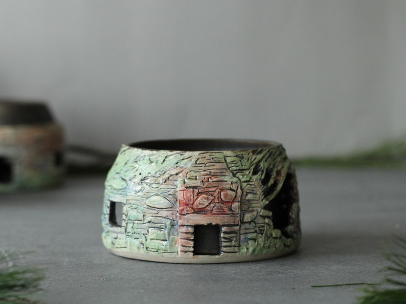 Unique Irish Pottery Gift, Real Irish Cottage, Pottery Irish Cottage ...