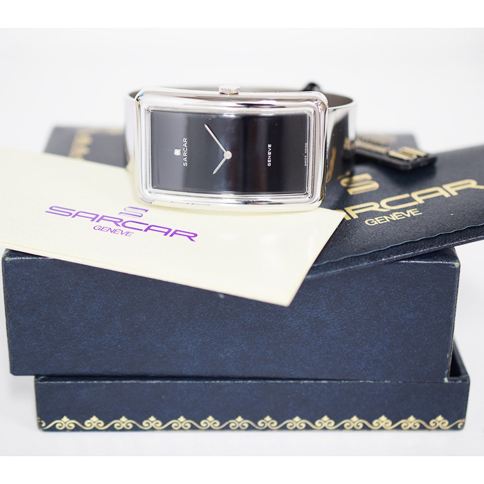 1970s Vintage Sarcar Bracelet Watch New Old Stock With Box - Etsy