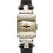1950s Vintage Perraux Platinum and Diamonds Tuxedo Style Ladies Watch ...