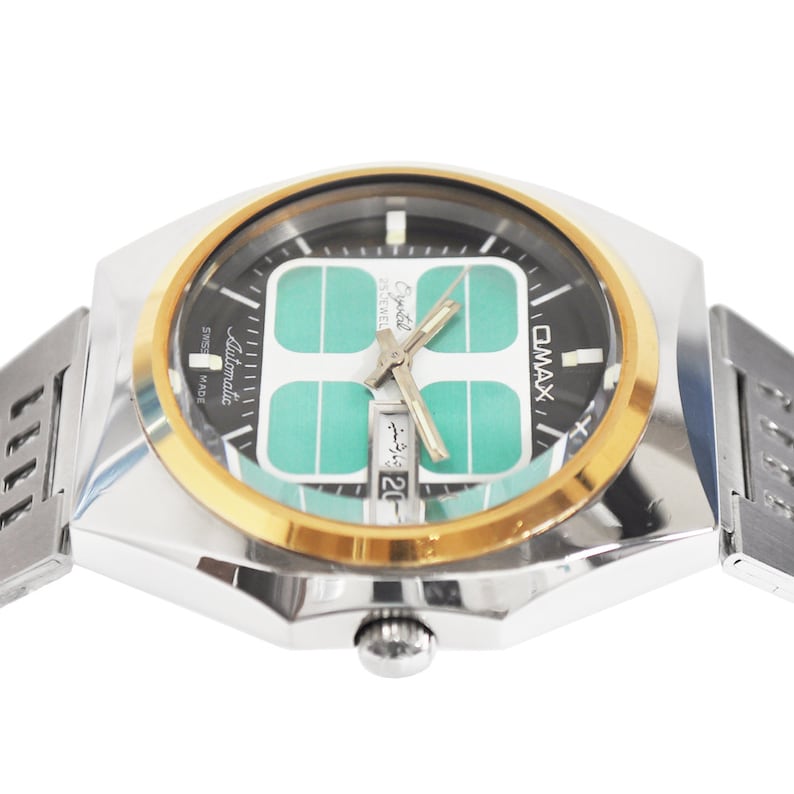 1980s Vintage Omax Automatic Watch Ode to Atari in Green - Etsy