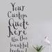 Custom Wall Words, Custom Quote Decal, Custom Text Decal, Custom Bible ...