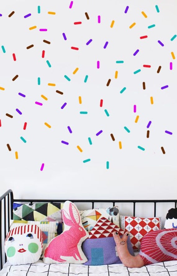 Confetti Wall Decal Sprinkle Decal Princess Decal Princess | Etsy