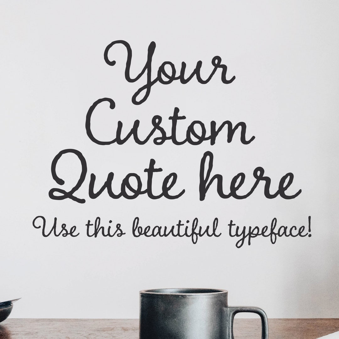 Custom Wall Words, Custom Quote Decal, Custom Text Decal, Custom Bible ...