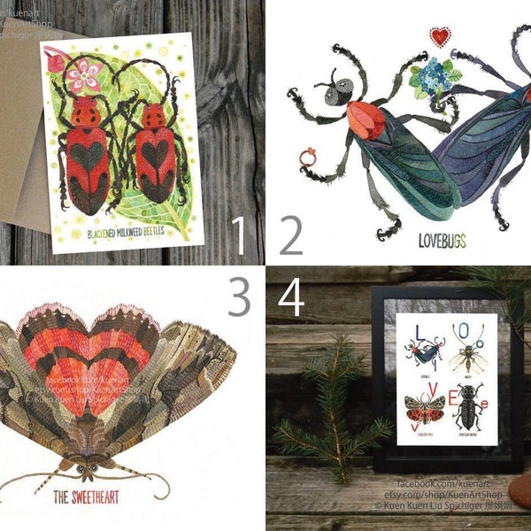 Bug Greeting Card - Etsy