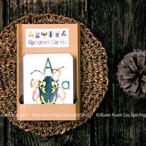 ABC Alphabug Cards, the Alphabet of Bugs Flash Cards A-Z, Insect ...