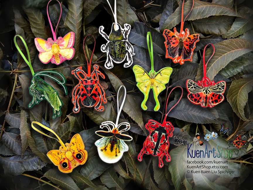 Insect Felt Ornament, Home Car X'mas Christmas Tree Decor Decoration ...