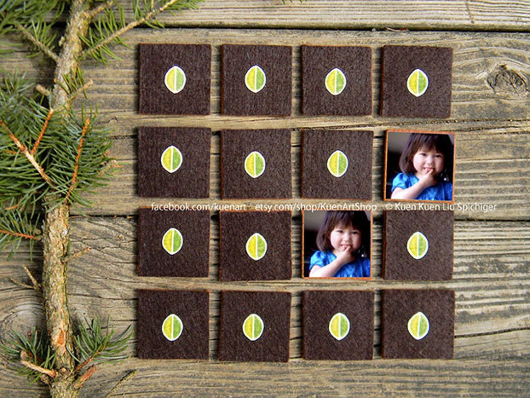 Personalized Photo Matching Game, Memory Match Game, Custom Birthday ...