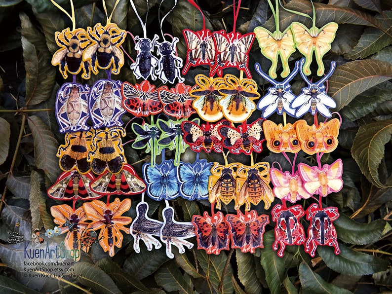 Insect Felt Ornament, Home Car X'mas Christmas Tree Decor Decoration ...