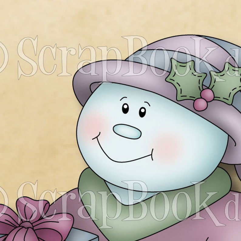 Snowman Cute Clip Art, Snowman Clipart, Digi Stamp, Digital Art, High ...