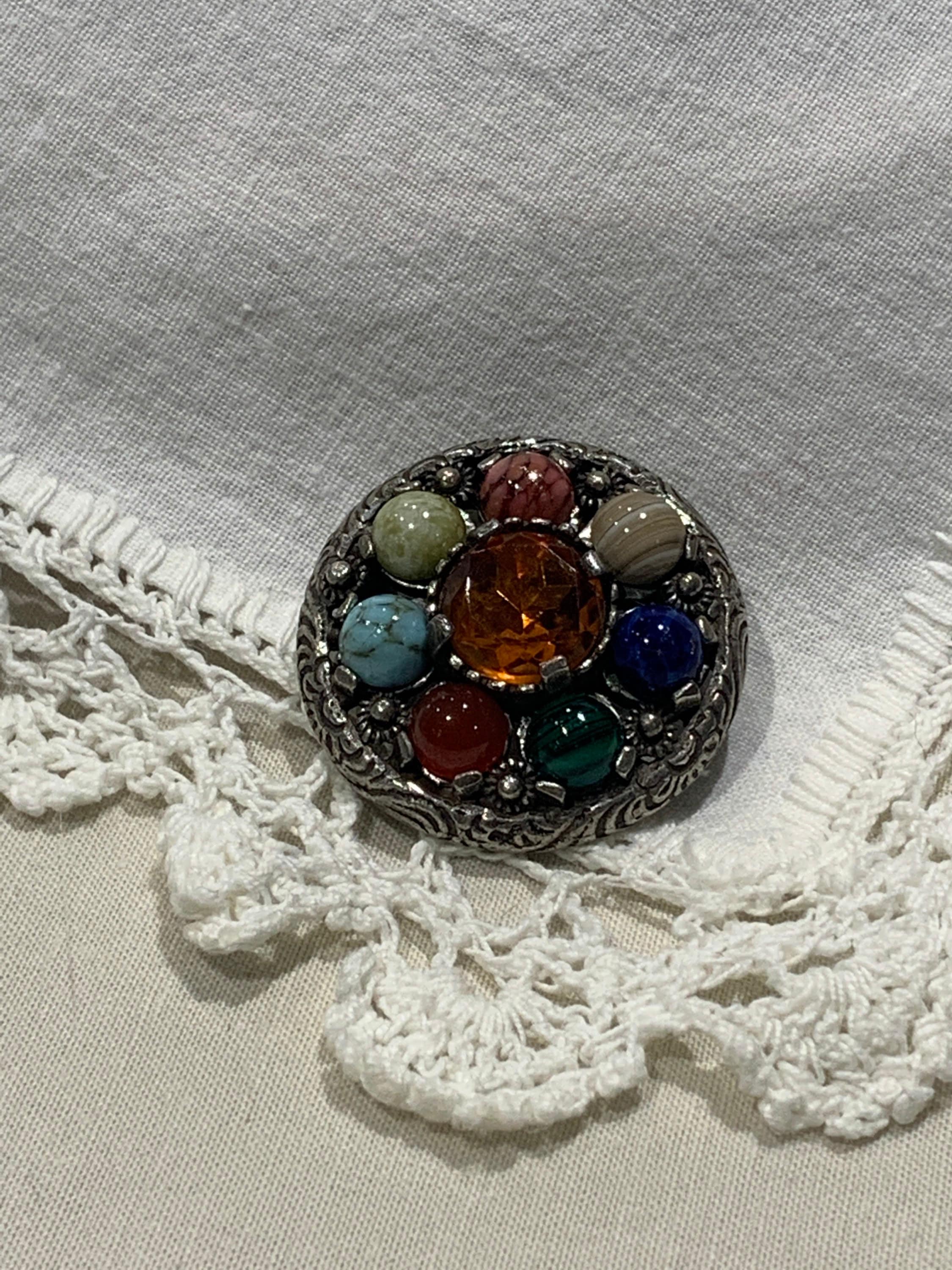 Vintage Miracle Brooch. RARE. Scottish Agate Miracle Pendant, Brooch ...