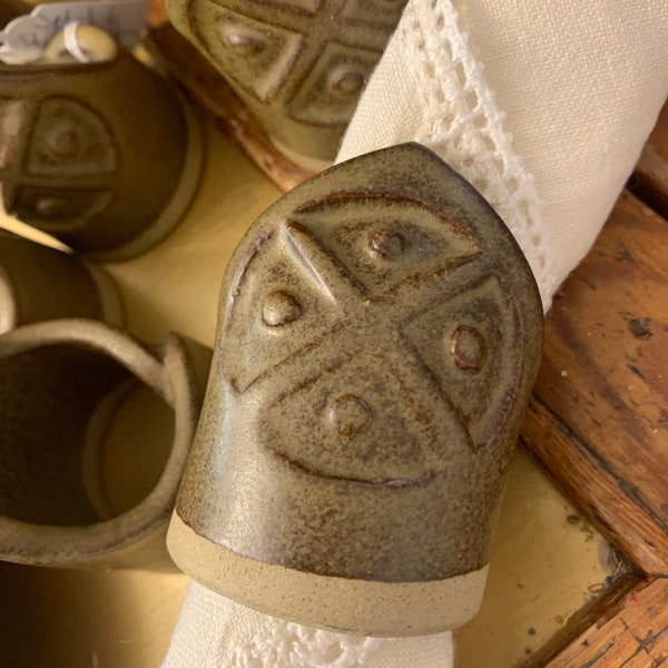 Pottery Napkin Rings - Etsy