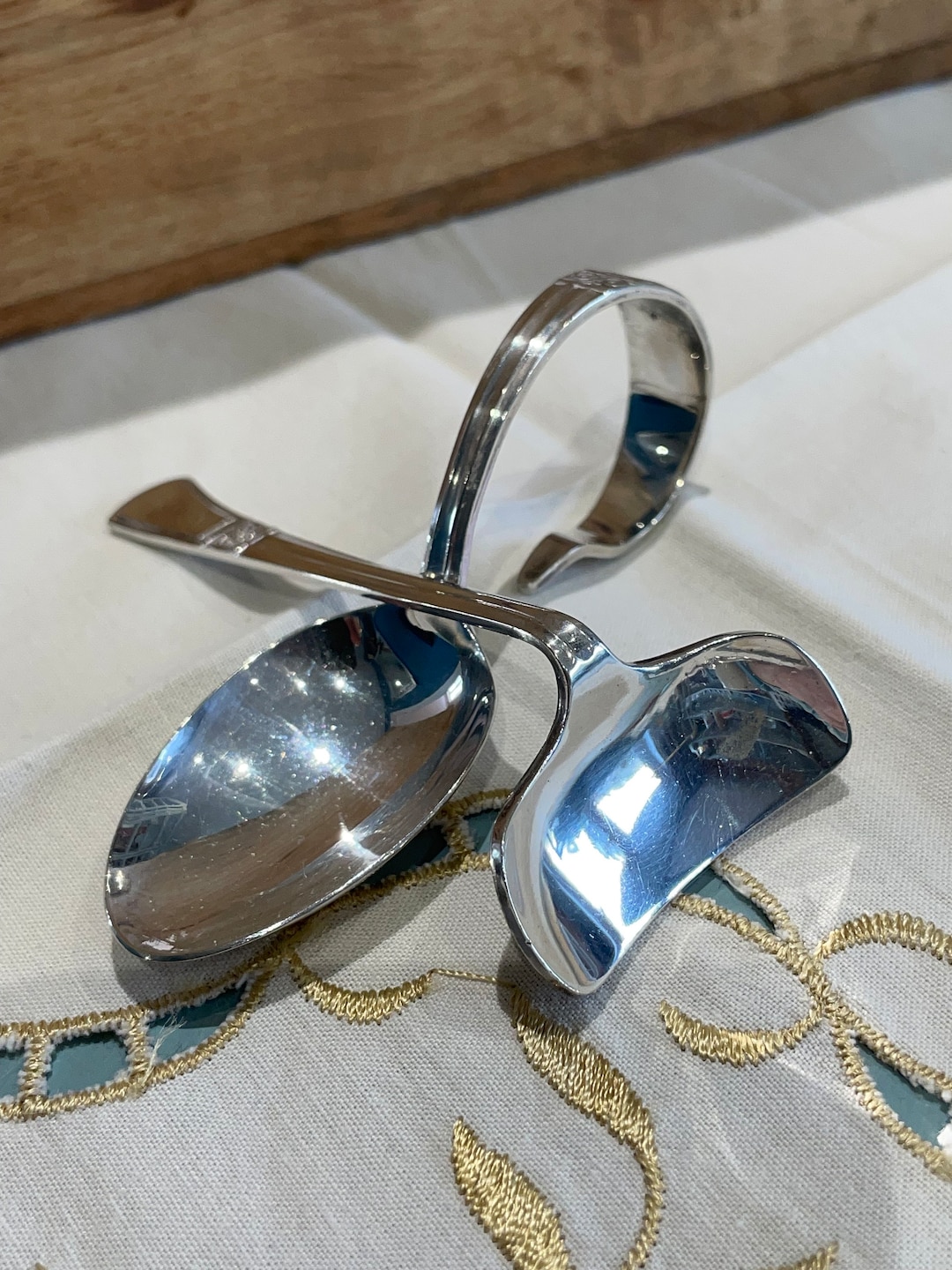 Vintage Baby Spoon & Pusher Silver Plate. Made in England - Etsy