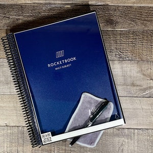 Acrylic Rocketbook Cover Sheet With Embedded QR Code and Destination ...