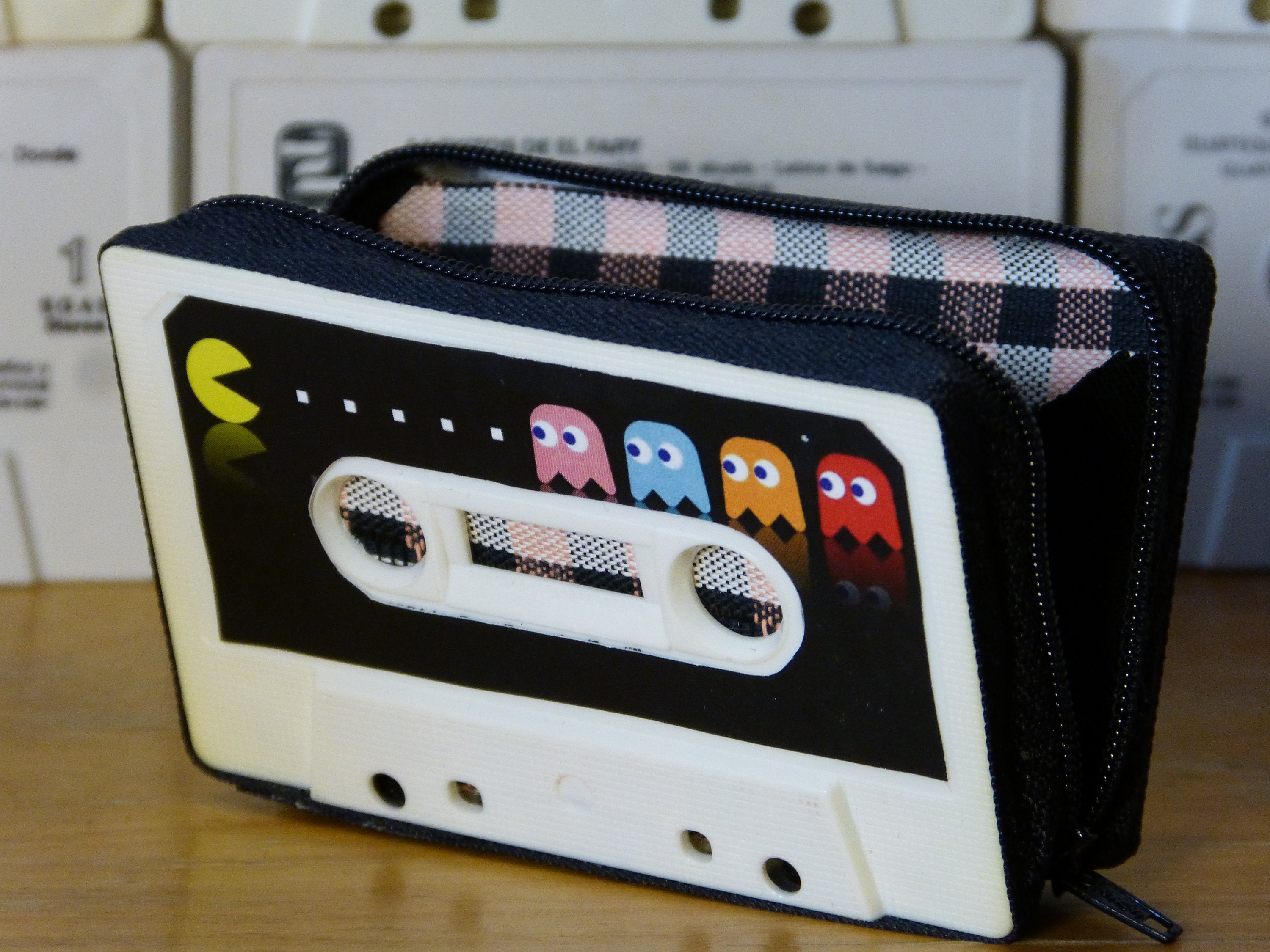 Pac-man cassette tape wallets | Etsy
