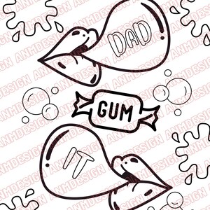 Dad Gum It Coloring Picture Printable for Kids Coloring Sheet for Kids ...