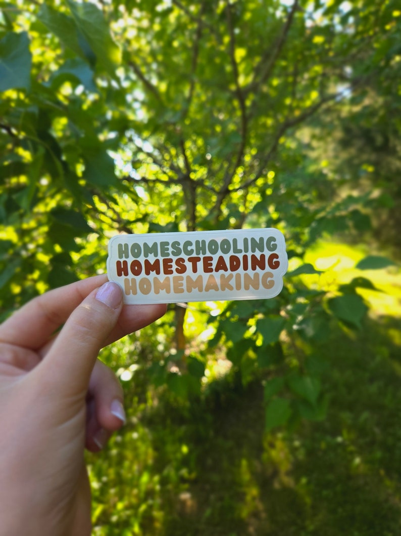 Sticker 3 Inch Water Bottle Sticker Homeschool Encouragement Sticker ...