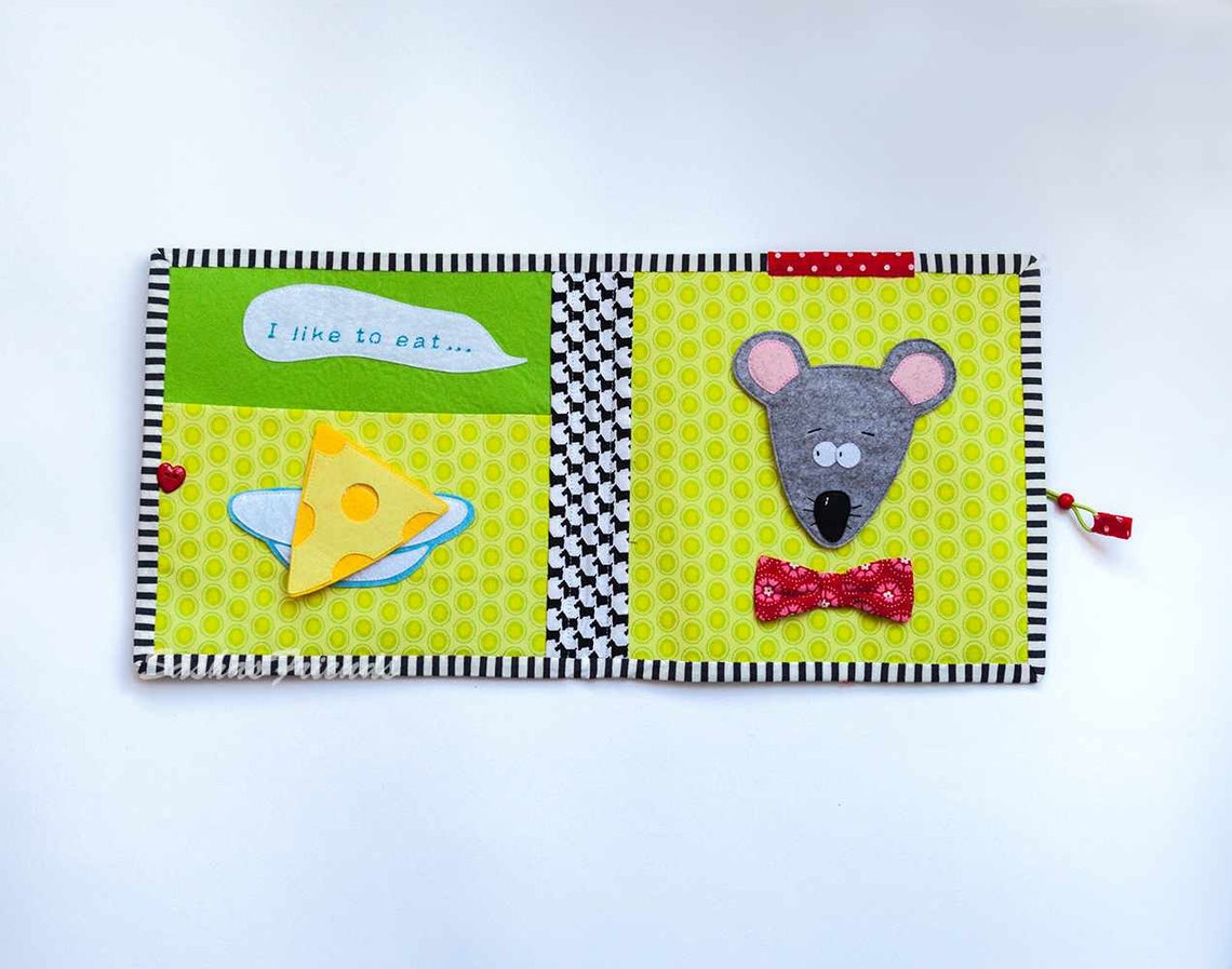 Quiet Book Activity Book Childrens Book Book Fabric Book - Etsy