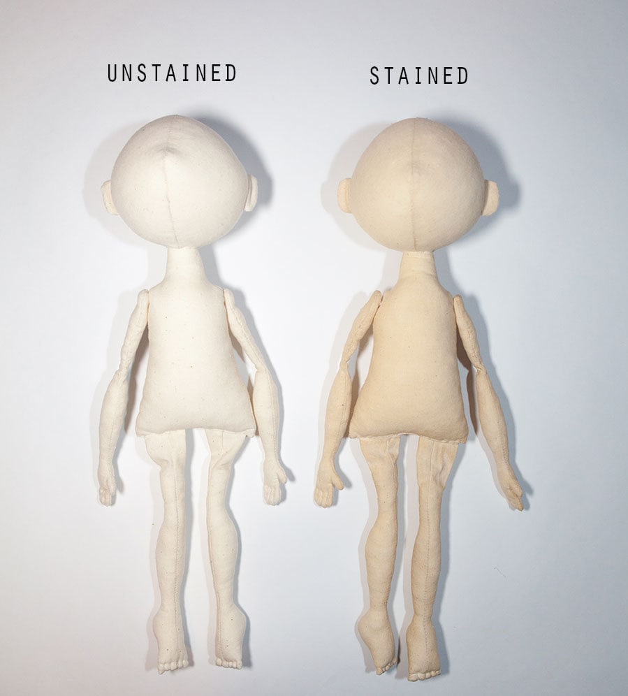 Cloth Doll Body, Rag Doll Body, Body for Crafting, Blank Doll, Stuffed ...