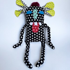 Pdf E-pattern. DIY Halloween Monster Sewing Guide, Step by Step ...