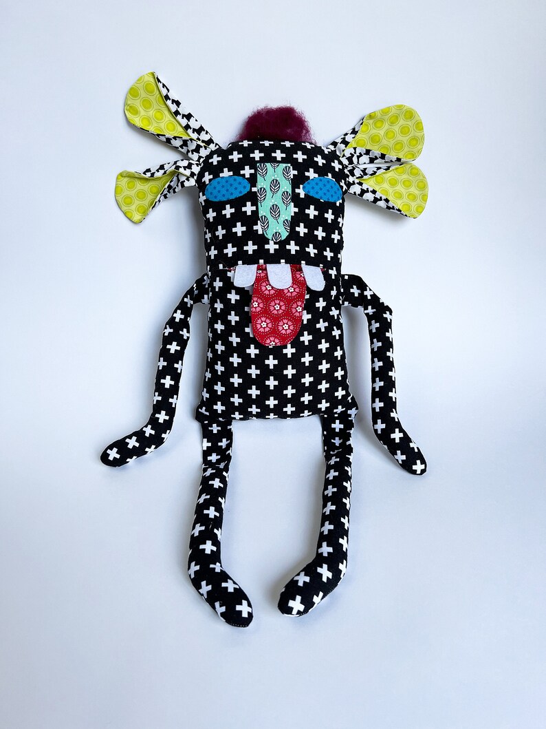 Pdf E-pattern. DIY Halloween Monster Sewing Guide, Step by Step ...