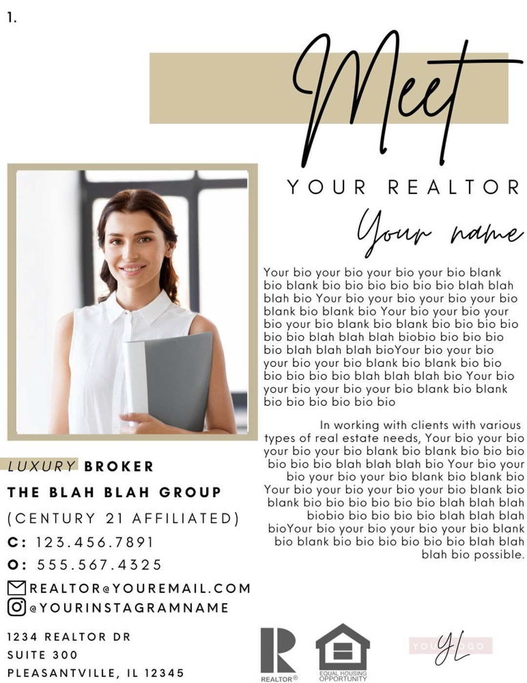 Realtor/ Real Estate Agent Meet Your Realtor/ Buyer Questionnaire Sheet ...