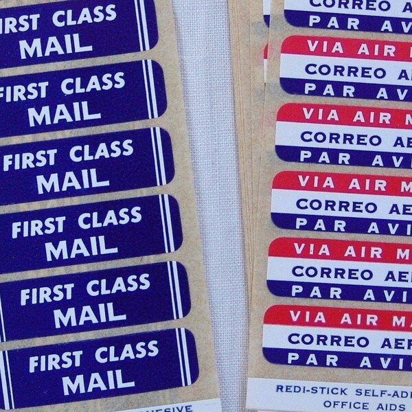 Air Mail Stickers - Etsy