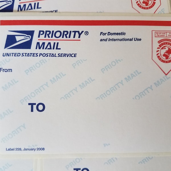 Priority Mail Sticker - Etsy