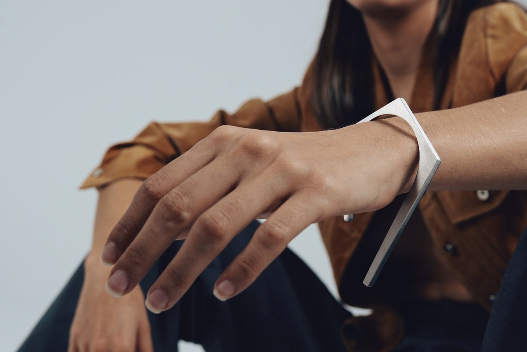 Stainless Steel Bracelet, Statement Cuff Bracelet, Bold Cuff Bracelet ...