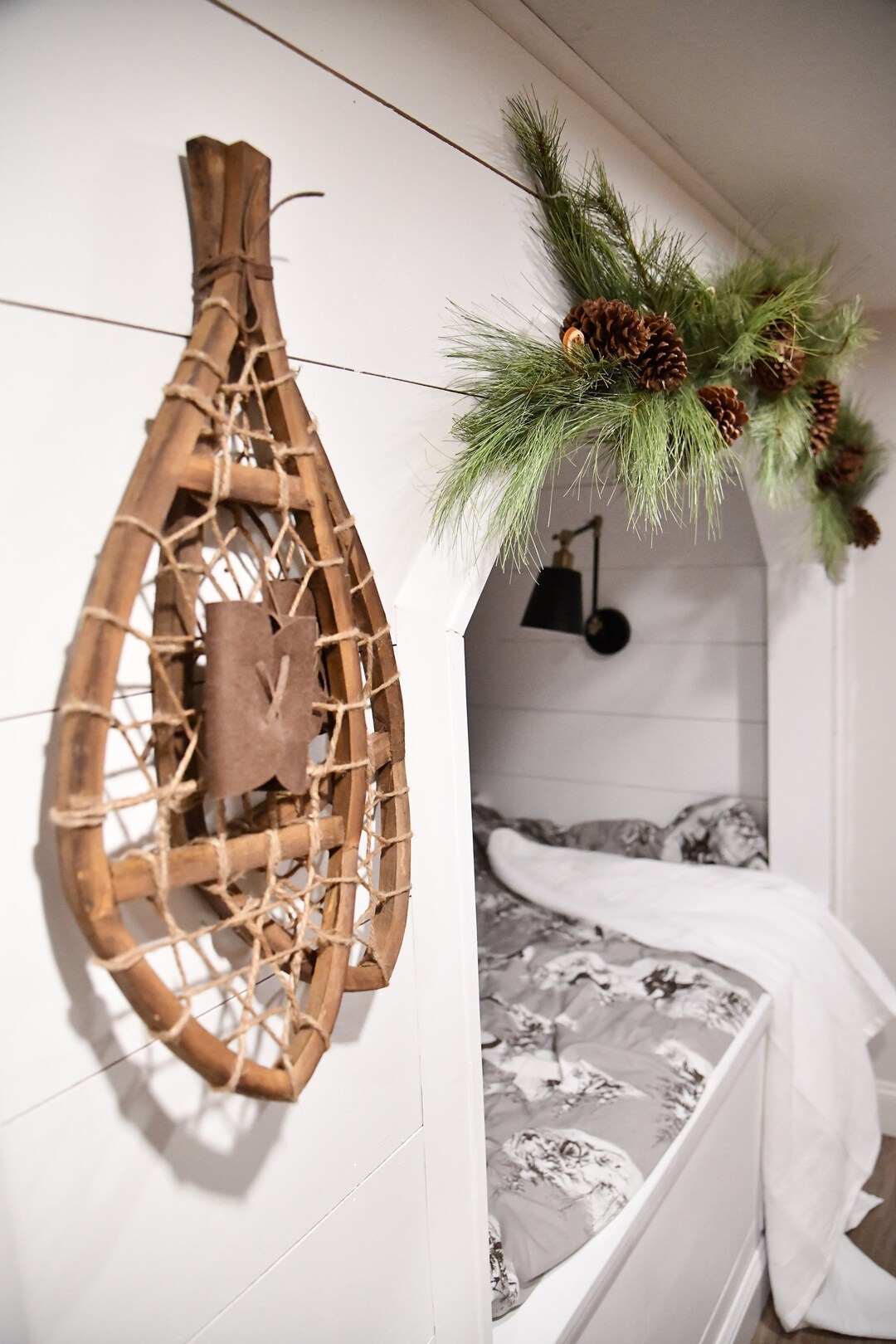 Wooden Snow Shoes Set - Winter Decor - Holiday Decorating - Etsy