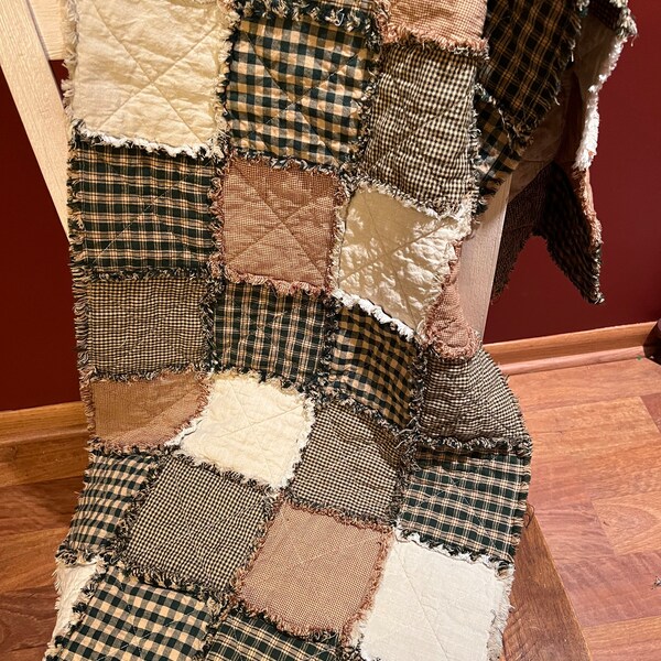 Queen Size Rag Quilt - Etsy