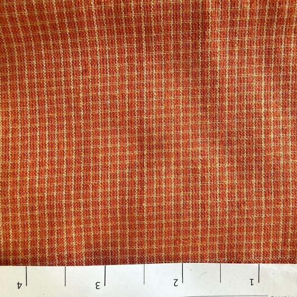 Pumpkin Homespun Fabric - Etsy