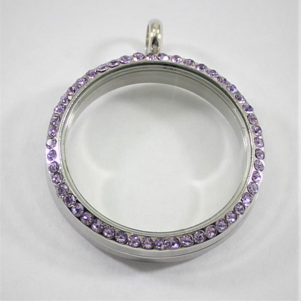 Glass Locket Pendant - Etsy