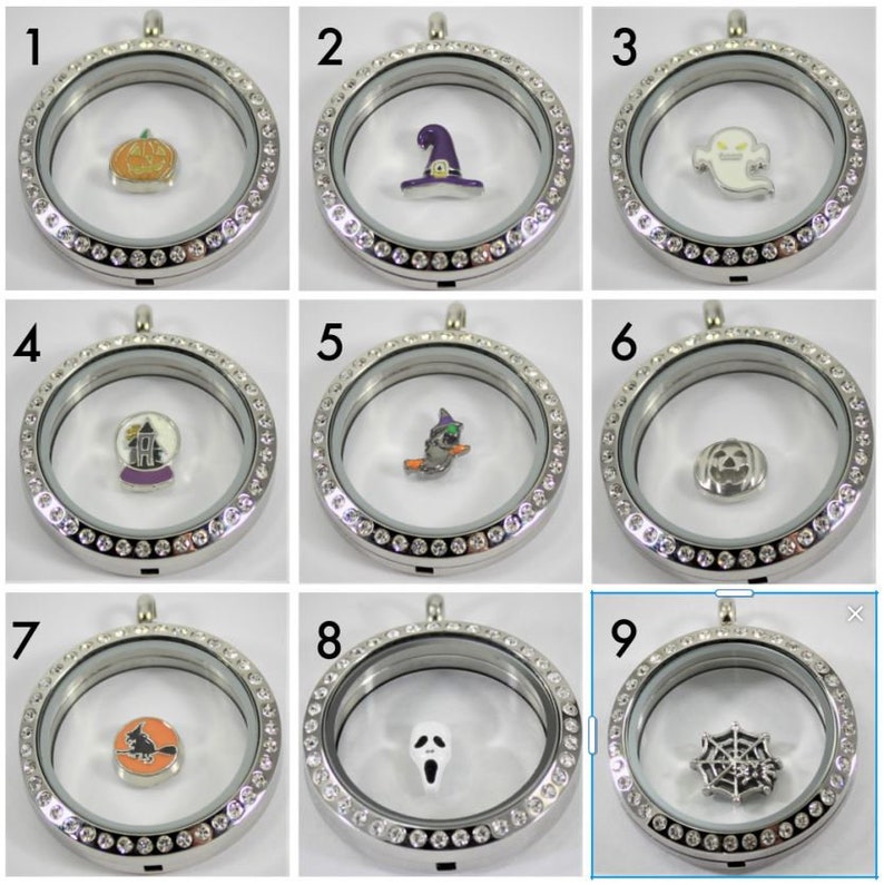 Halloween Floating Charm for Glass Locket - Etsy