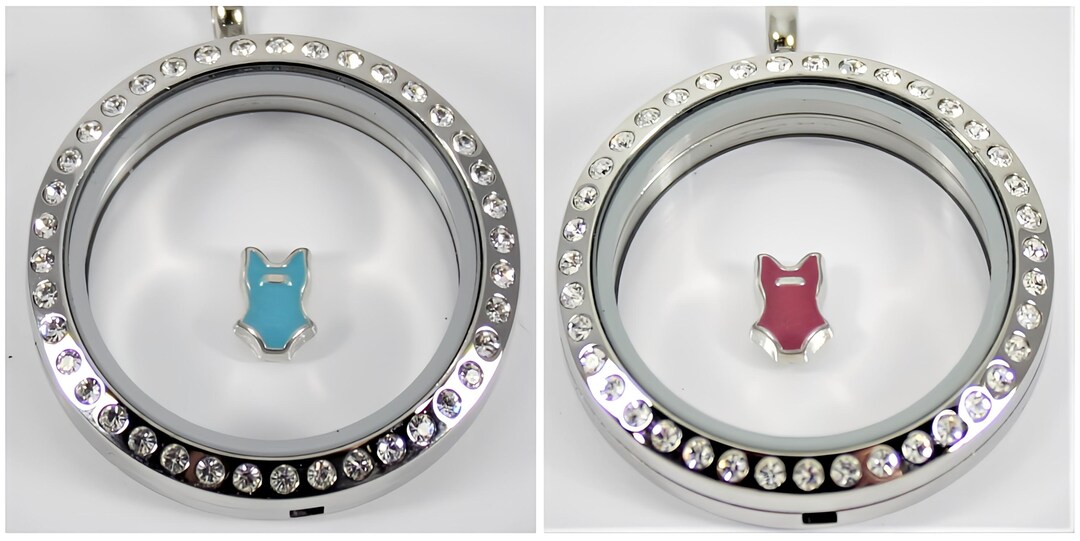 Swim Suit Floating Charm for Glass Locket - Etsy