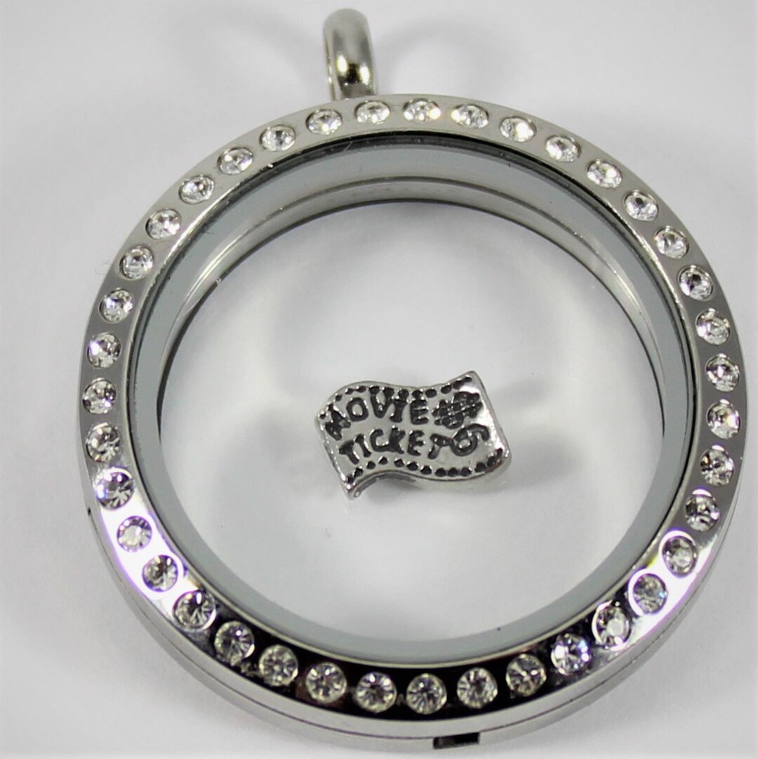 Movie Ticket Floating Charm for Glass Locket - Etsy