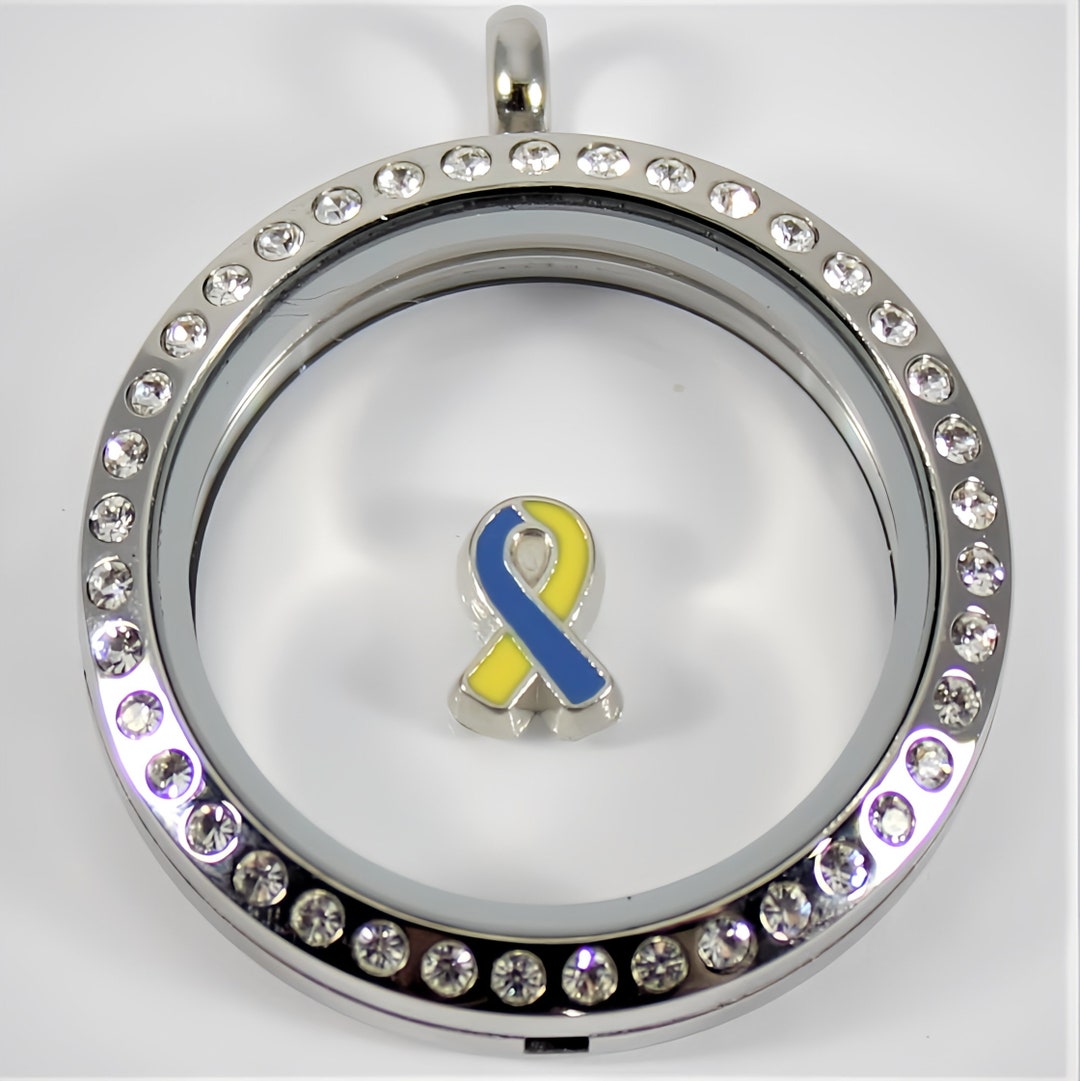 Awareness Ribbon Floating Charm for Glass Locket - Etsy