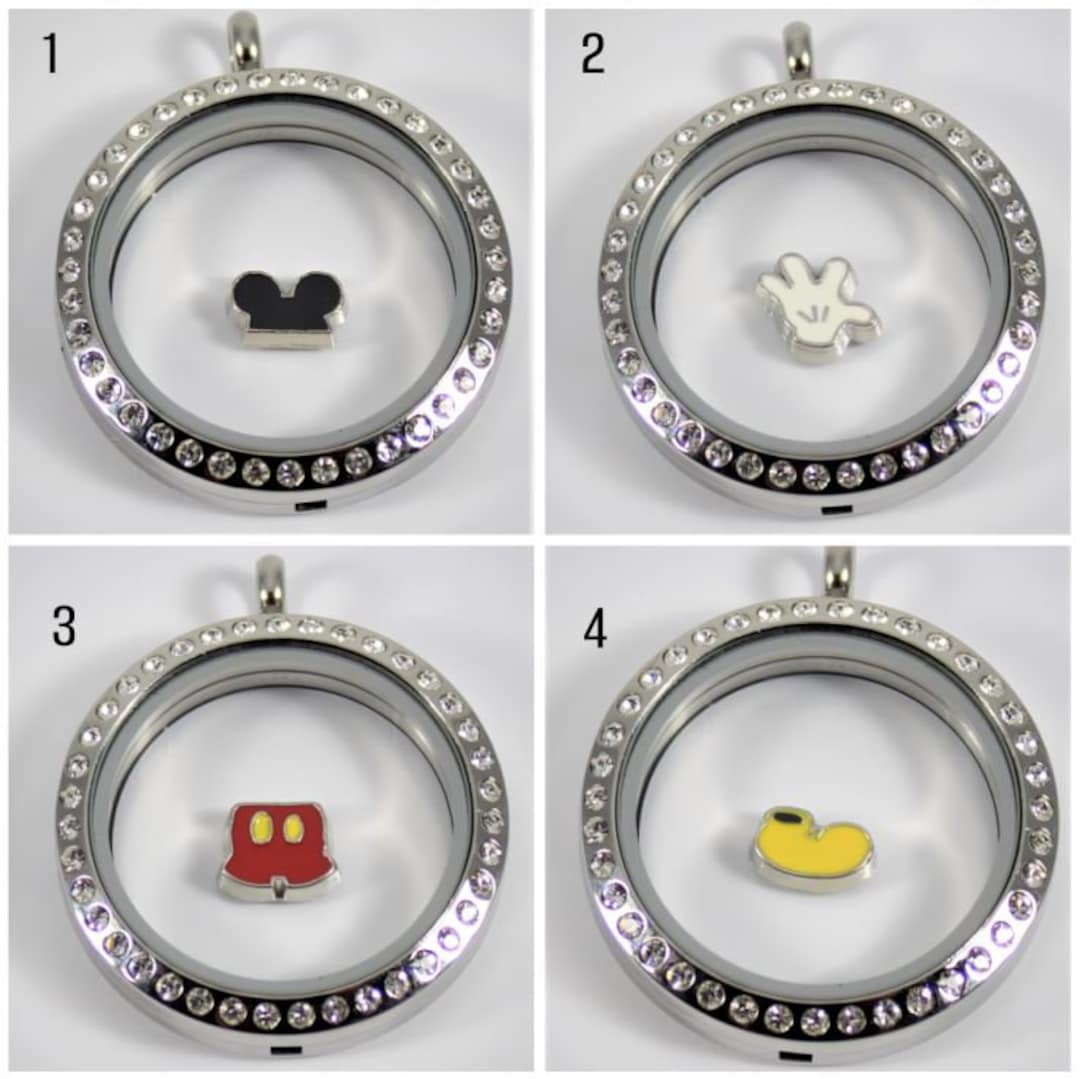 Cartoon Mouse Parts Floating Charm for Glass Locket - Etsy