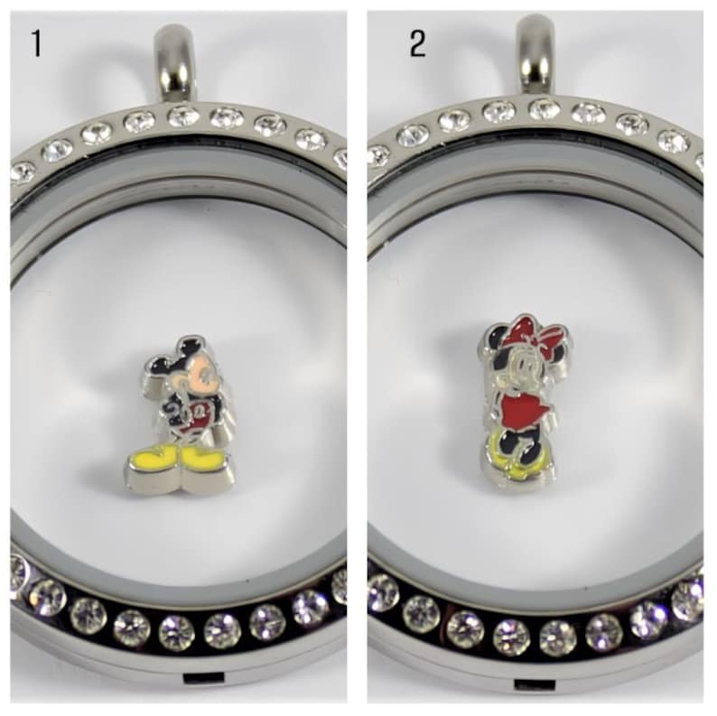 Cartoon Mouse Floating Charm for Glass Locket - Etsy