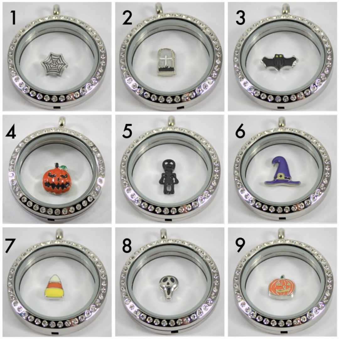Halloween Floating Charm for Glass Locket - Etsy