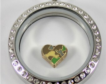 Angel Wings Floating Charm for Glass Locket / Floating Locket - Etsy