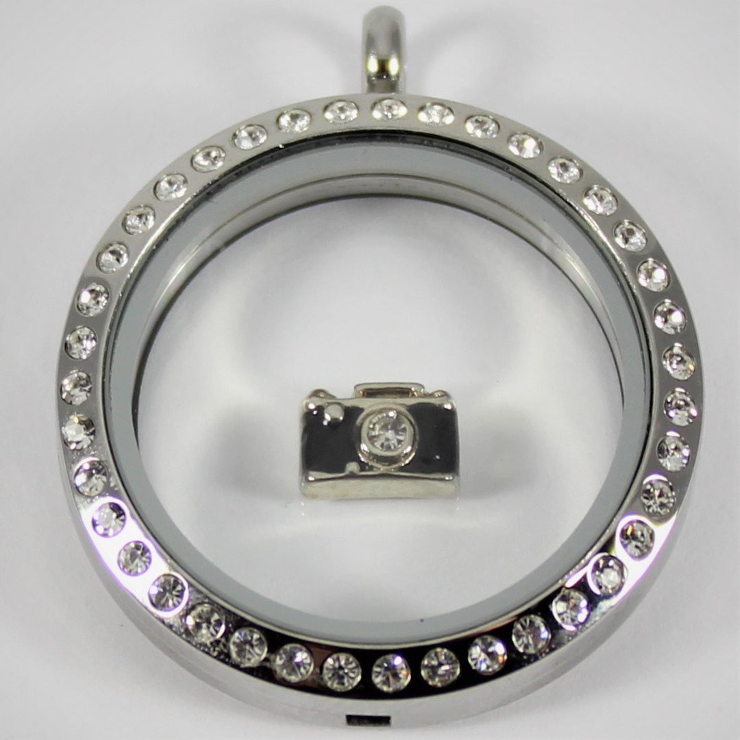 Camera Floating Charm for Glass Locket - Etsy
