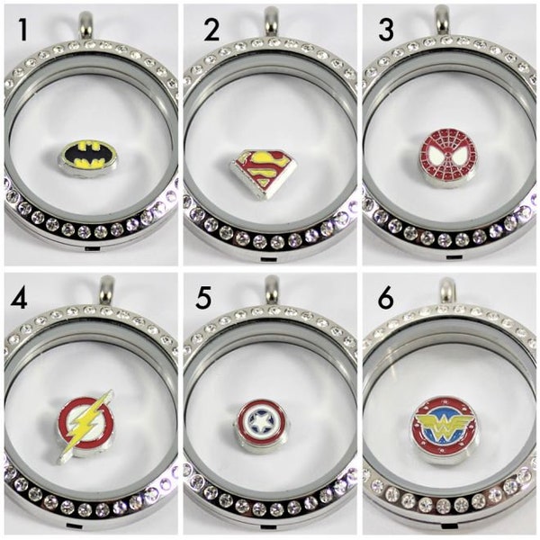 Superhero Locket - Etsy