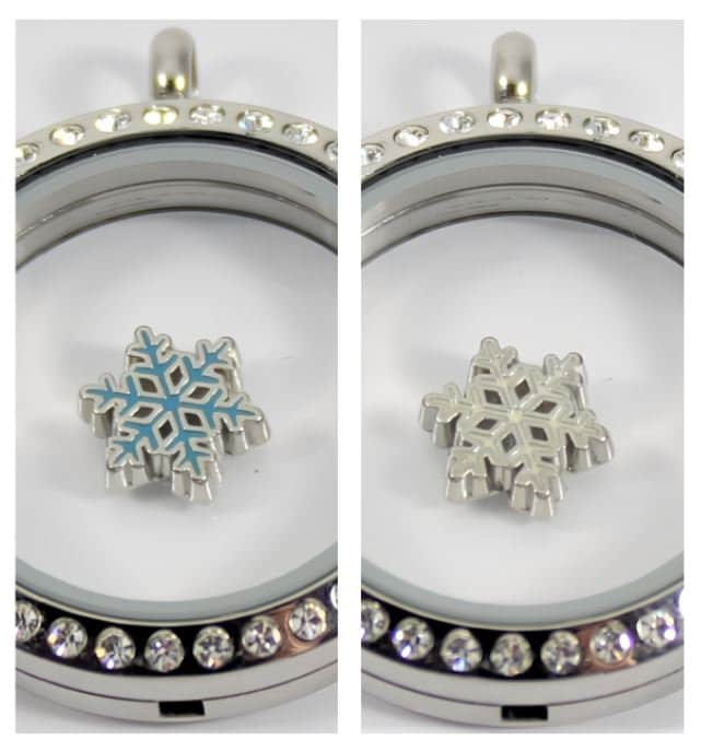 Snowflake Floating Charm for Glass Locket - Etsy
