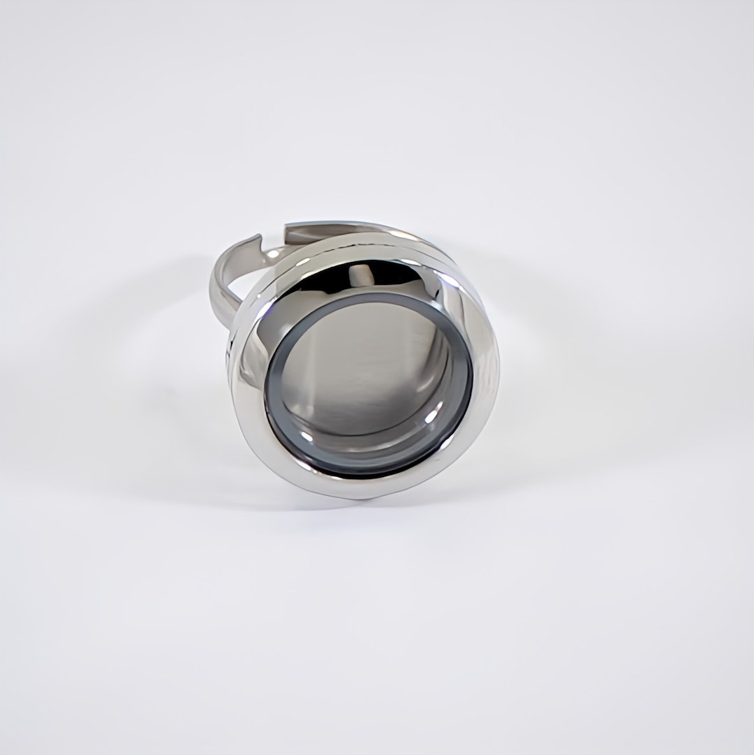 20mm Floating Locket / Glass Locket / Memory Locket Pendant Adjustable ...
