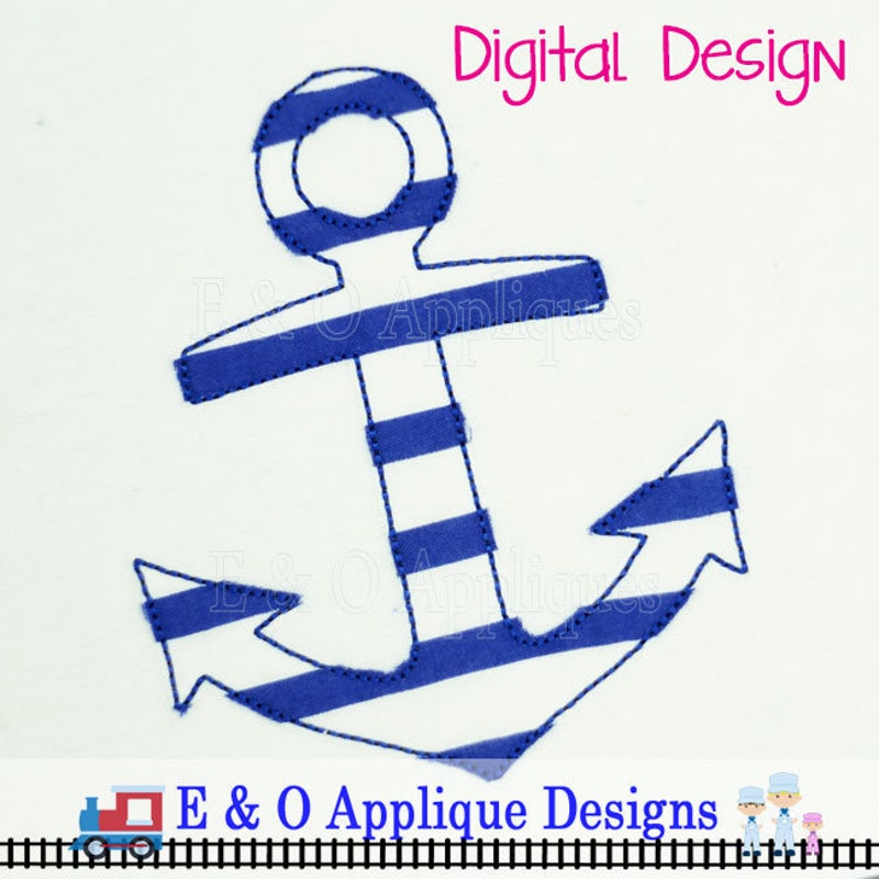 Vintage Anchor Applique - Etsy