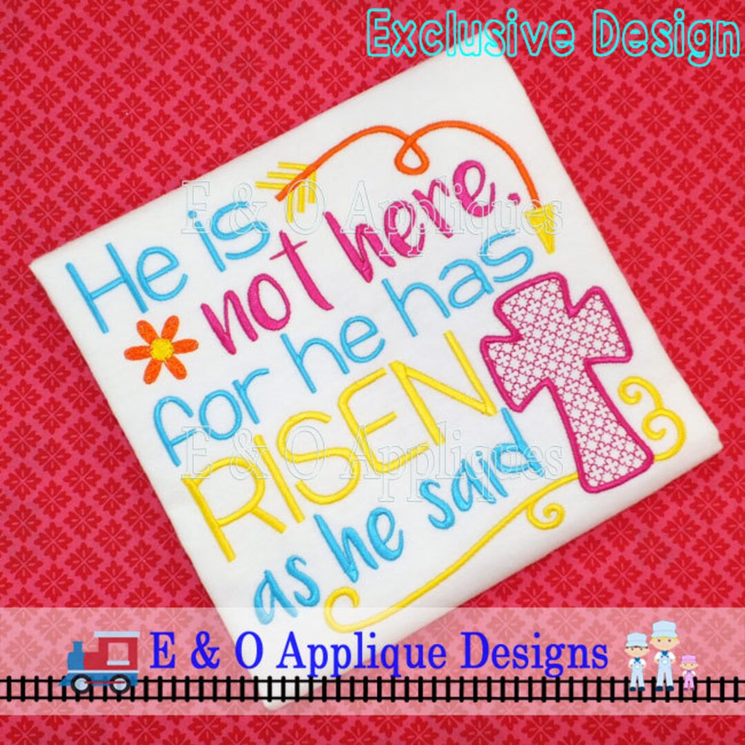 Christian Easter Embroidery Design - Easter Embroidery Design ...