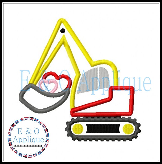 Valentine Embroidery Design Digger Embroidery Digger | Etsy