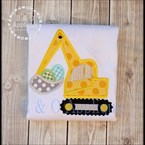 Easter Embroidery Design Digger - Easter Applique Design - Digger ...